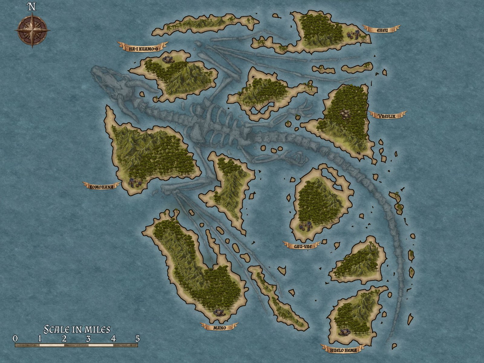 Dragon Isles | Inkarnate - Create Fantasy Maps Online