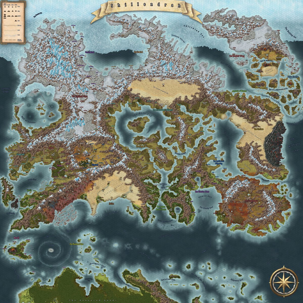 Korentil Campaign Map | Inkarnate - Create Fantasy Maps Online