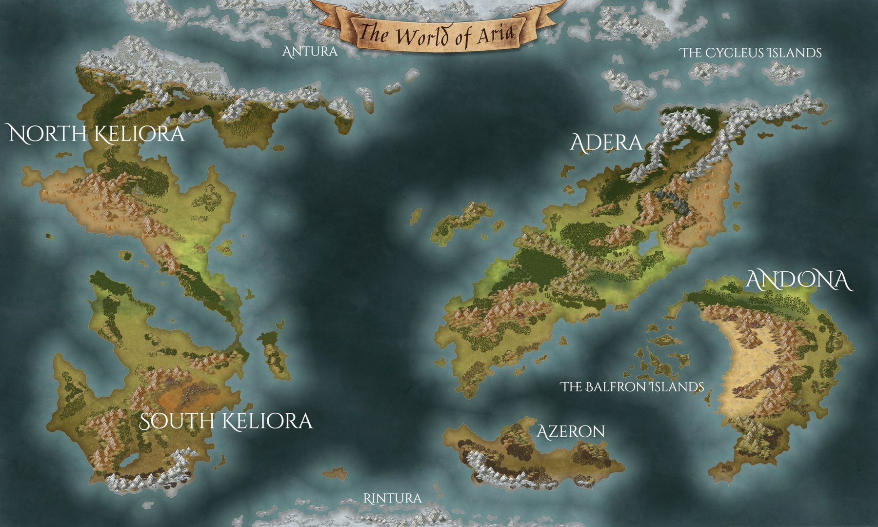 The World of Aria | Inkarnate - Create Fantasy Maps Online