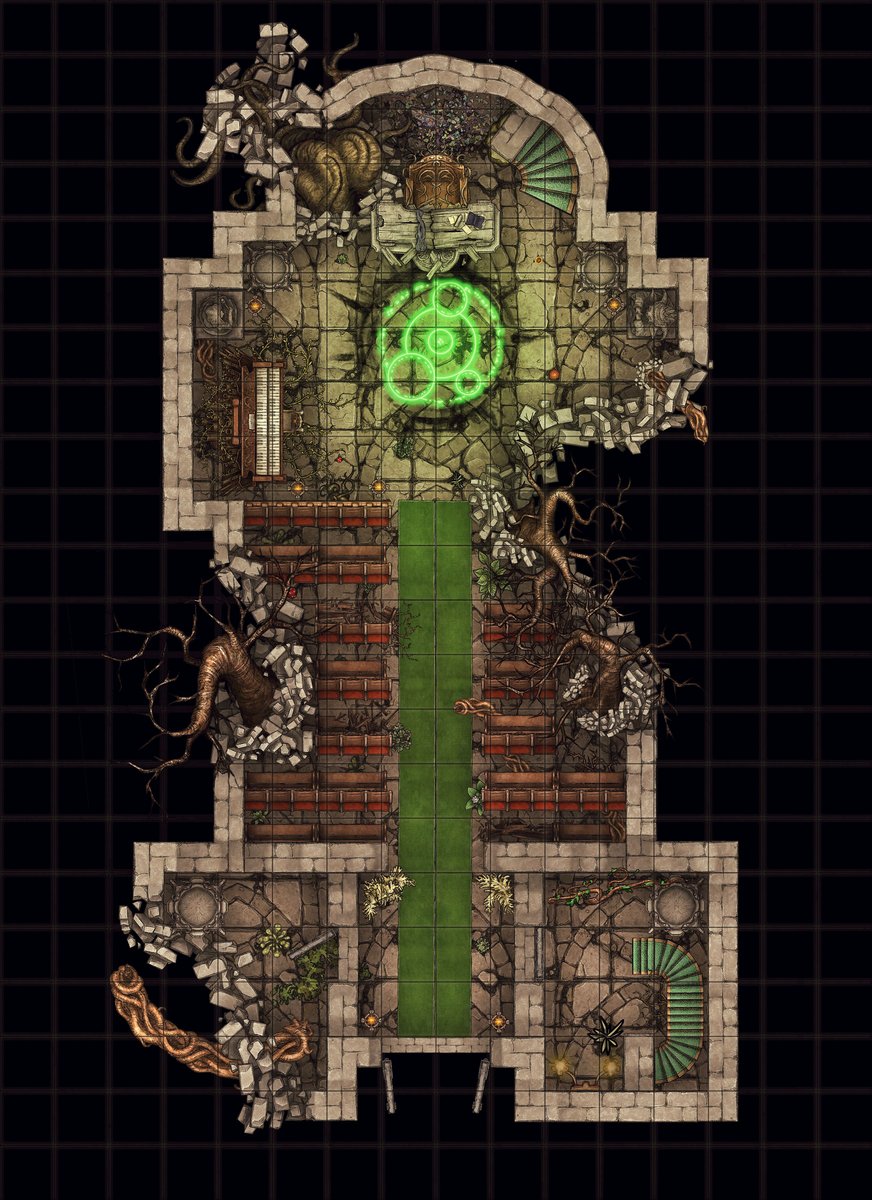 Haunted village cathedral 0 | Inkarnate - Create Fantasy Maps Online