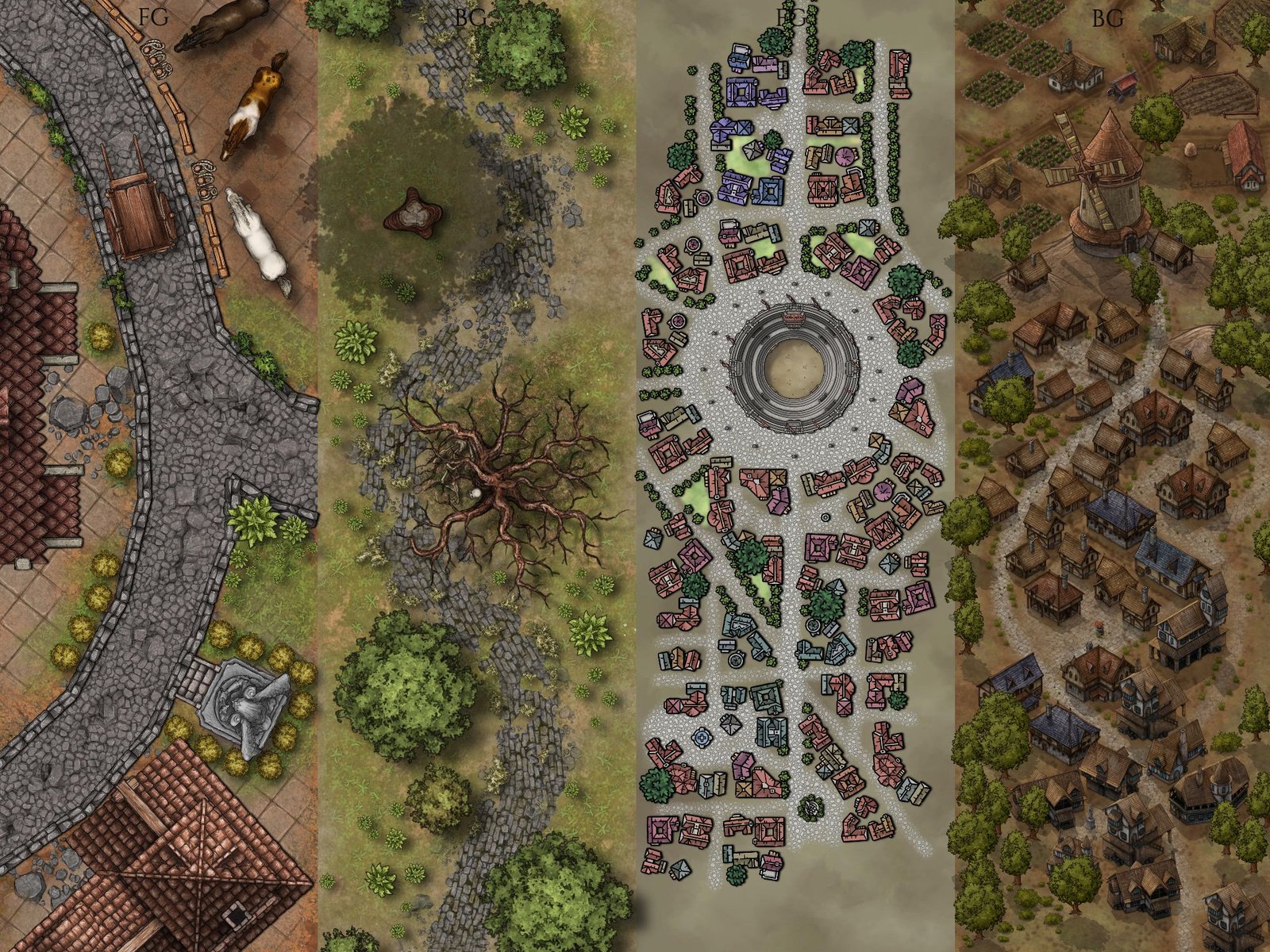 Roads Demo (Stream) | Inkarnate - Create Fantasy Maps Online