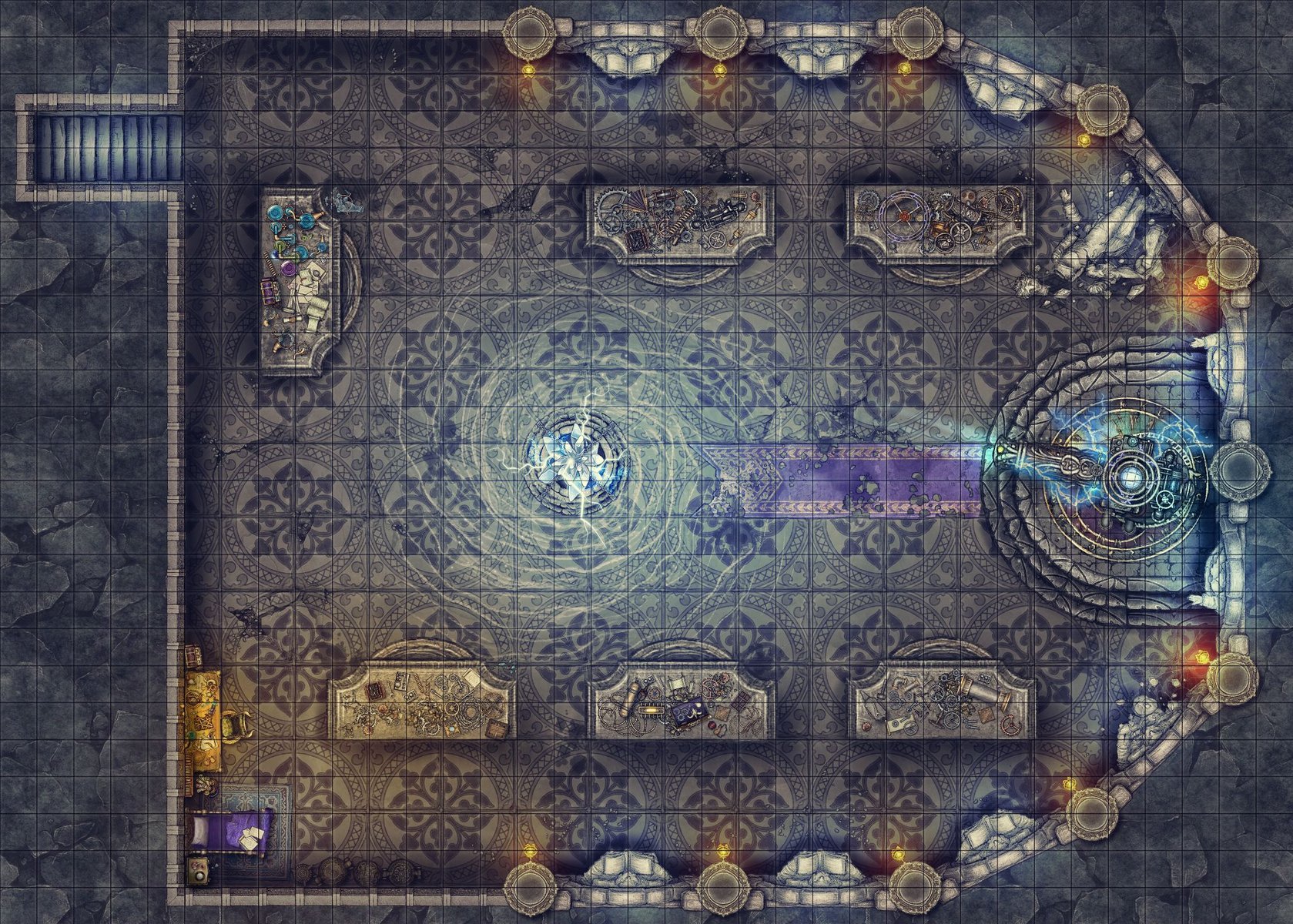 Cloud Giants' Keep Ruins. Basement Floor | Inkarnate - Create Fantasy ...