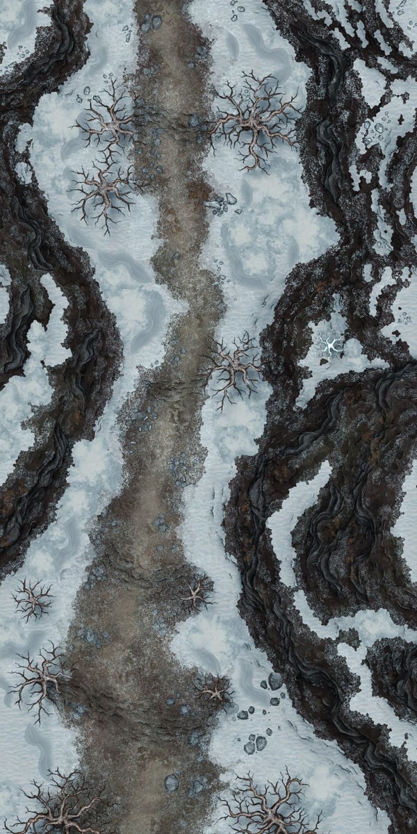 Snowy road | Inkarnate - Create Fantasy Maps Online