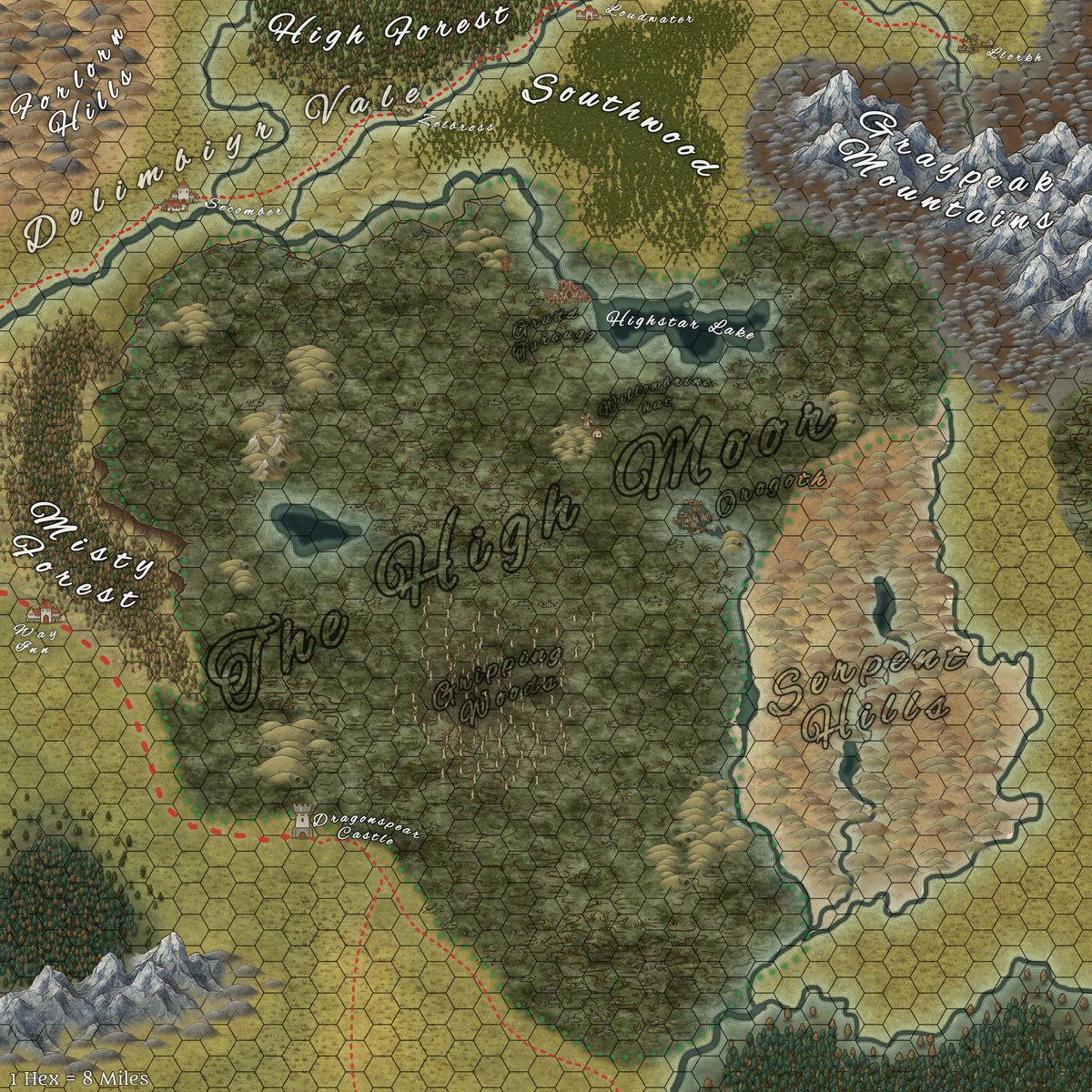 High Moor | Inkarnate - Create Fantasy Maps Online