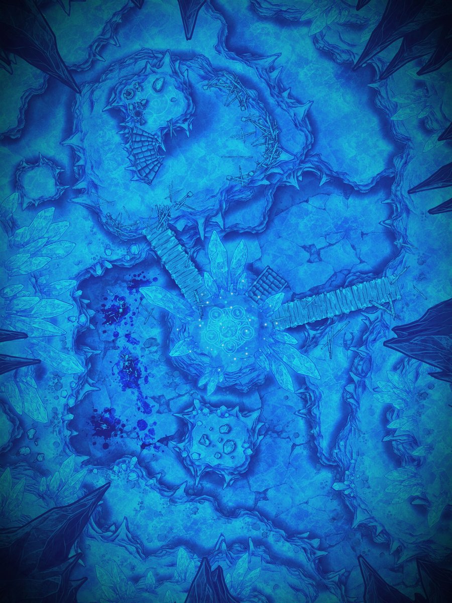 Ice Cavern | Inkarnate - Create Fantasy Maps Online