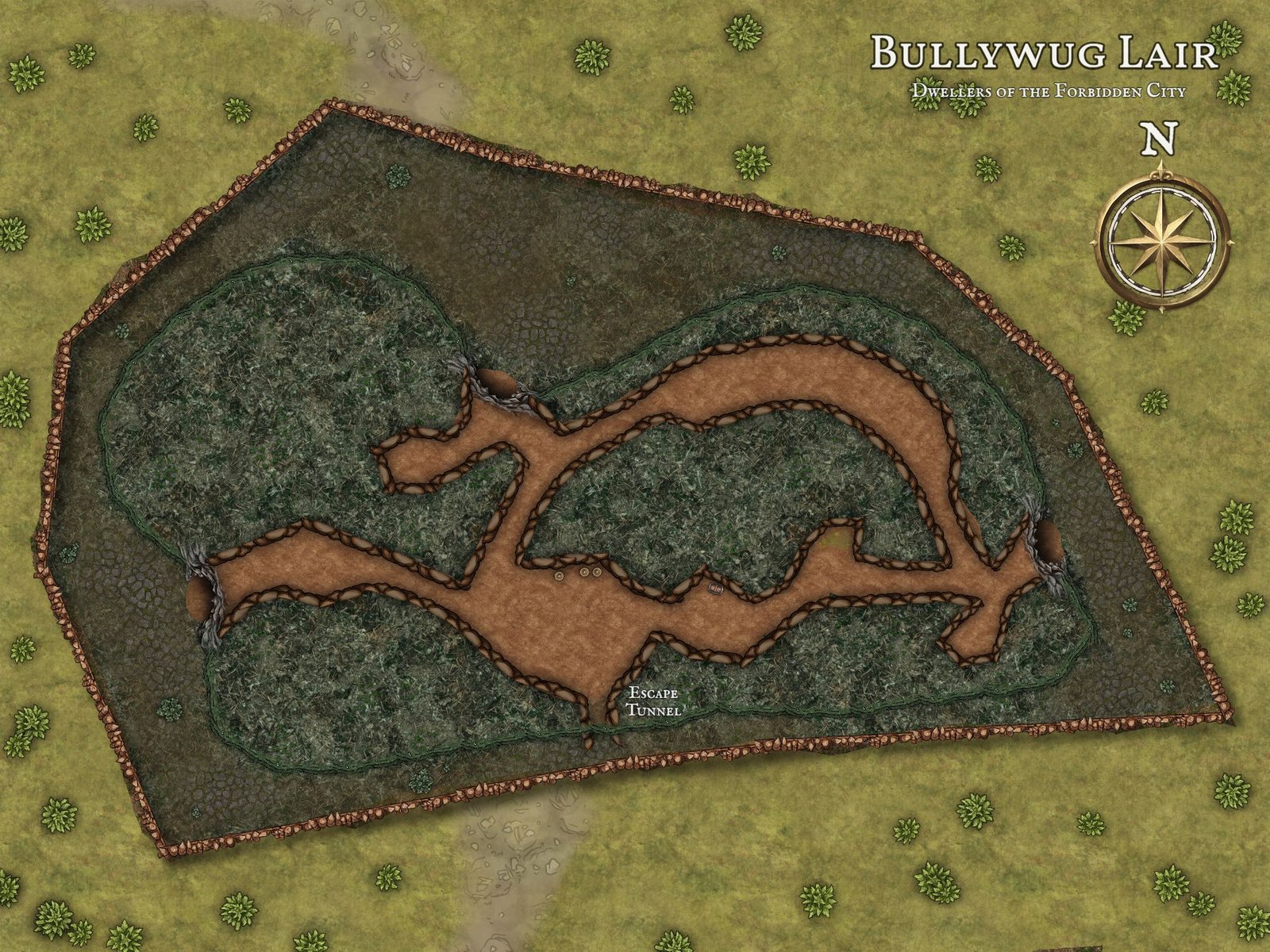 Bullywug Stockade, Dwellers of the Forbidden City | Inkarnate - Create ...