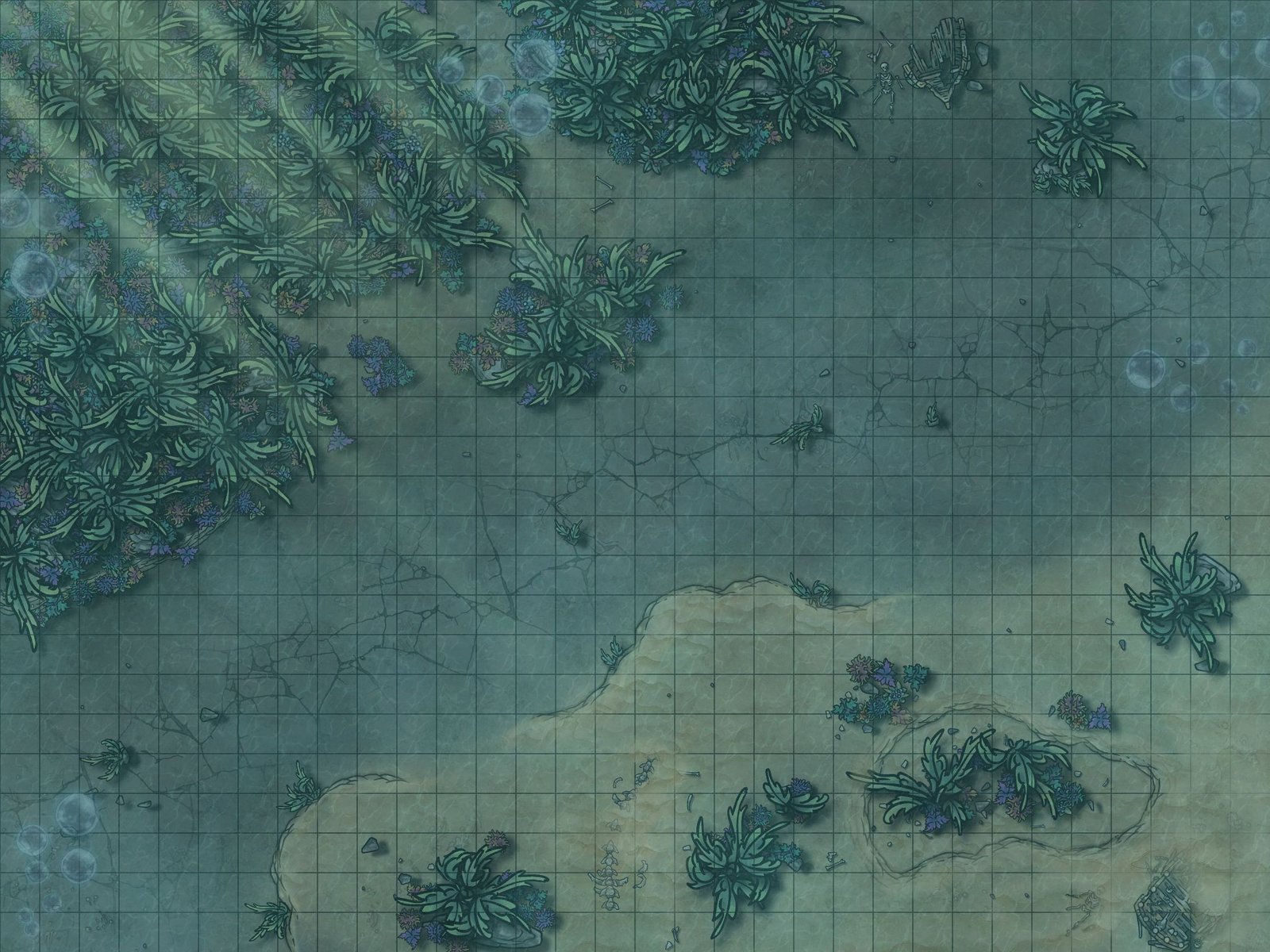 Ocean floor battle map | Inkarnate - Create Fantasy Maps Online