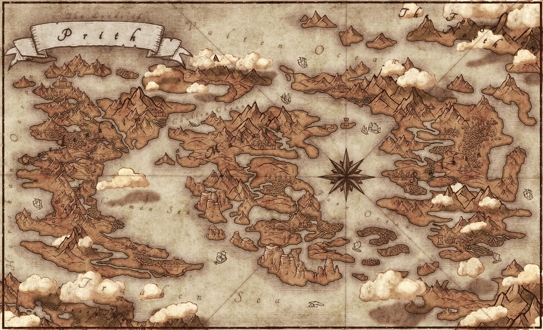 Lands of Prith | Inkarnate - Create Fantasy Maps Online