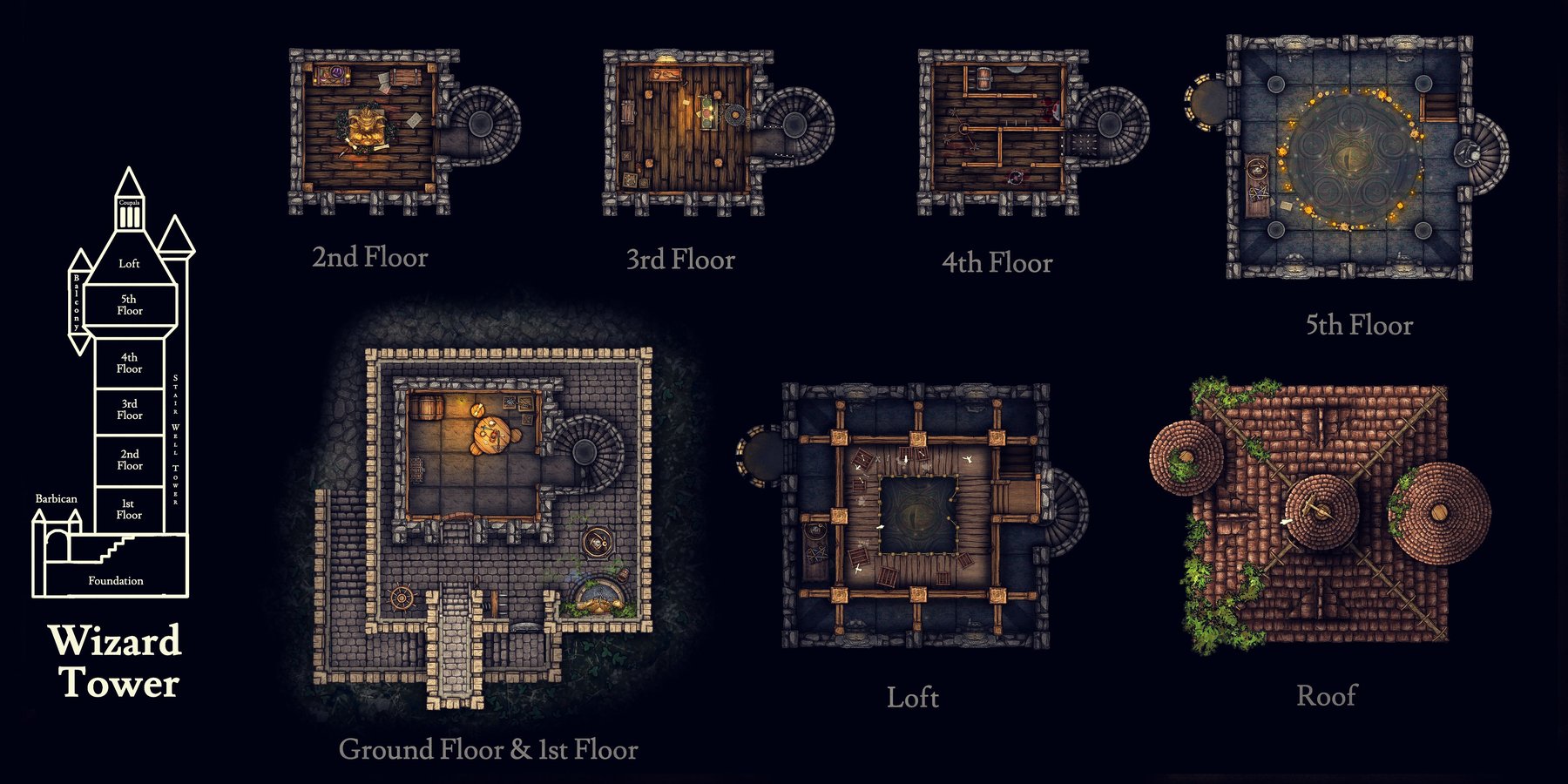 Wizard Tower | Inkarnate - Create Fantasy Maps Online