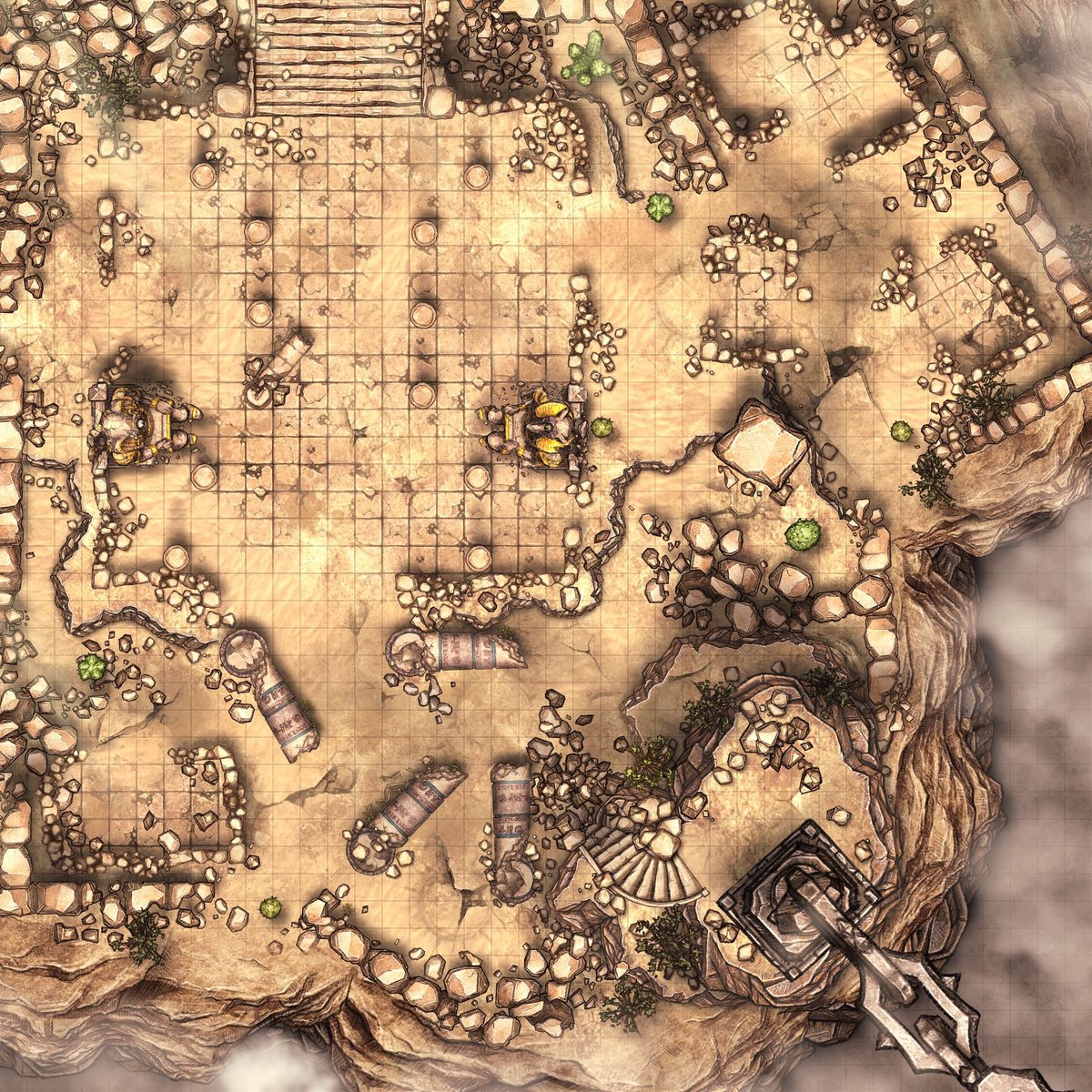 01_03_Hills_Plateau | Inkarnate - Create Fantasy Maps Online
