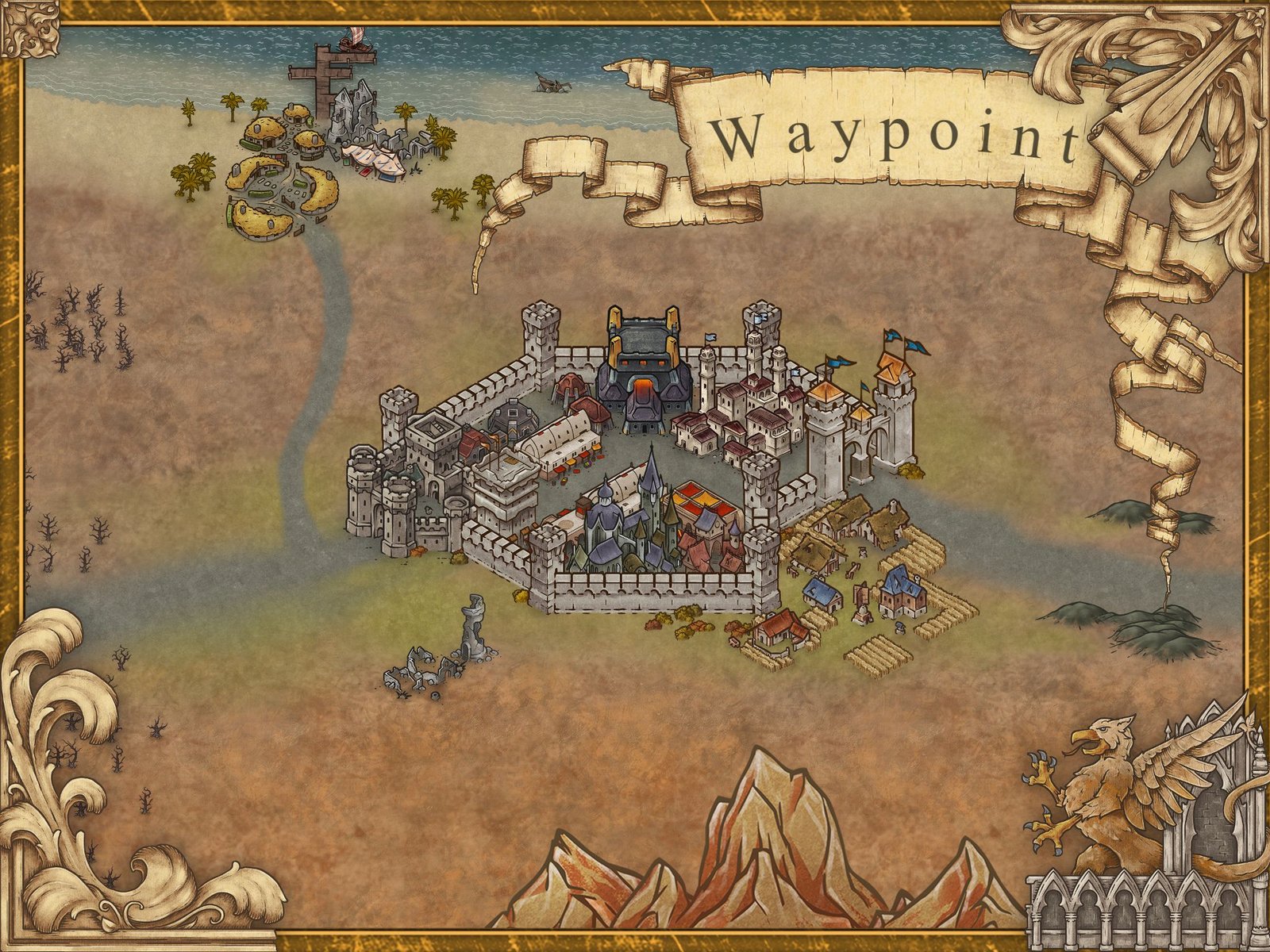 Town of Waypoint | Inkarnate - Create Fantasy Maps Online