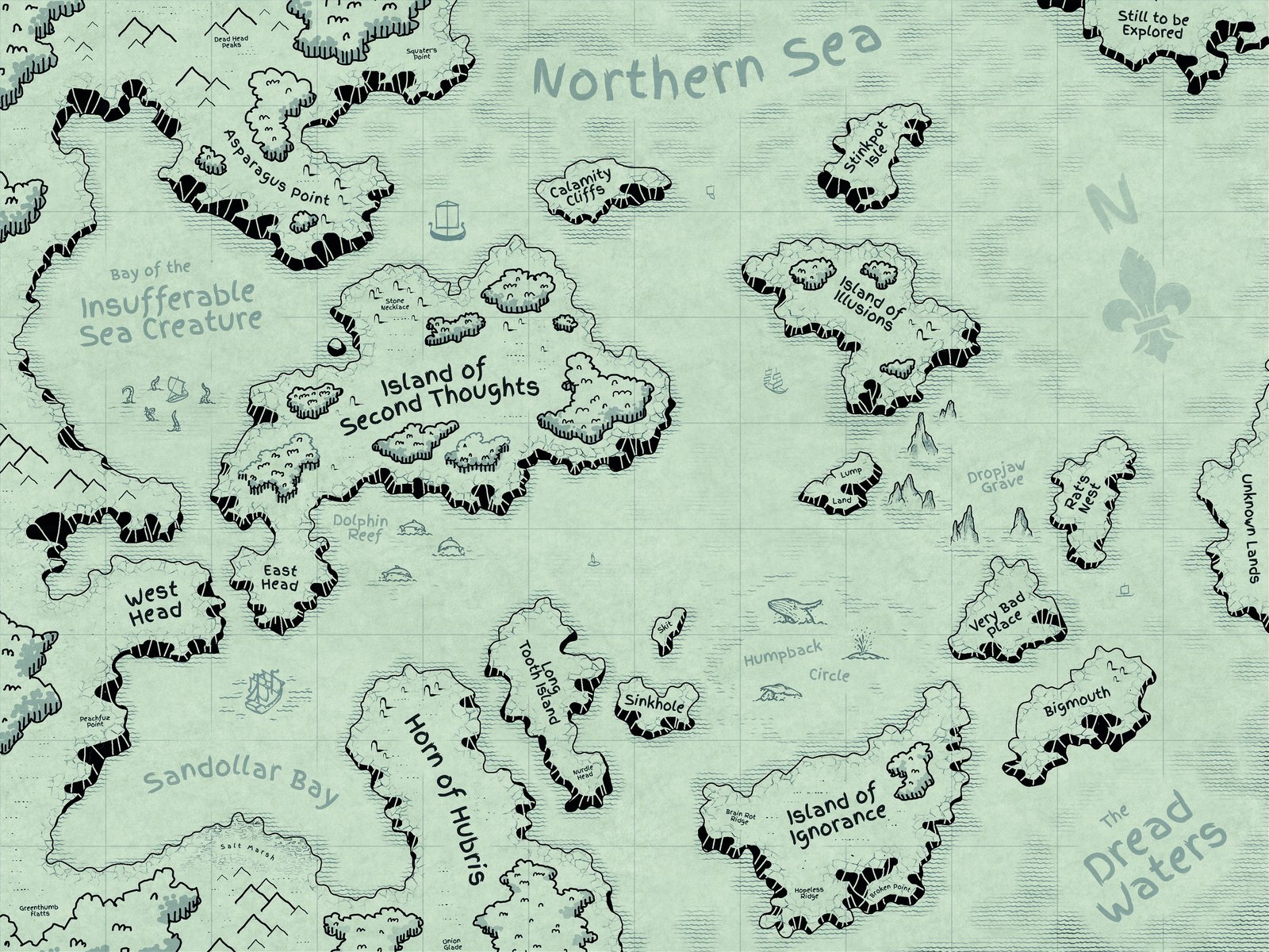 The Angry Archipelago | Inkarnate - Create Fantasy Maps Online