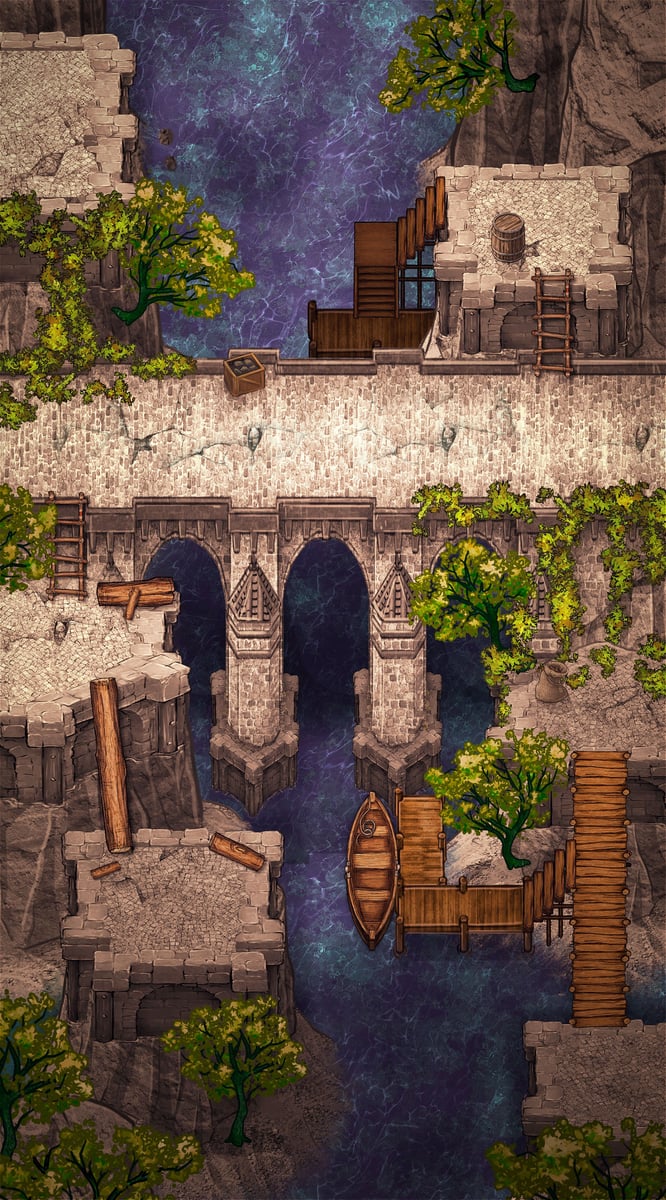 The Old Bridge | Inkarnate - Create Fantasy Maps Online