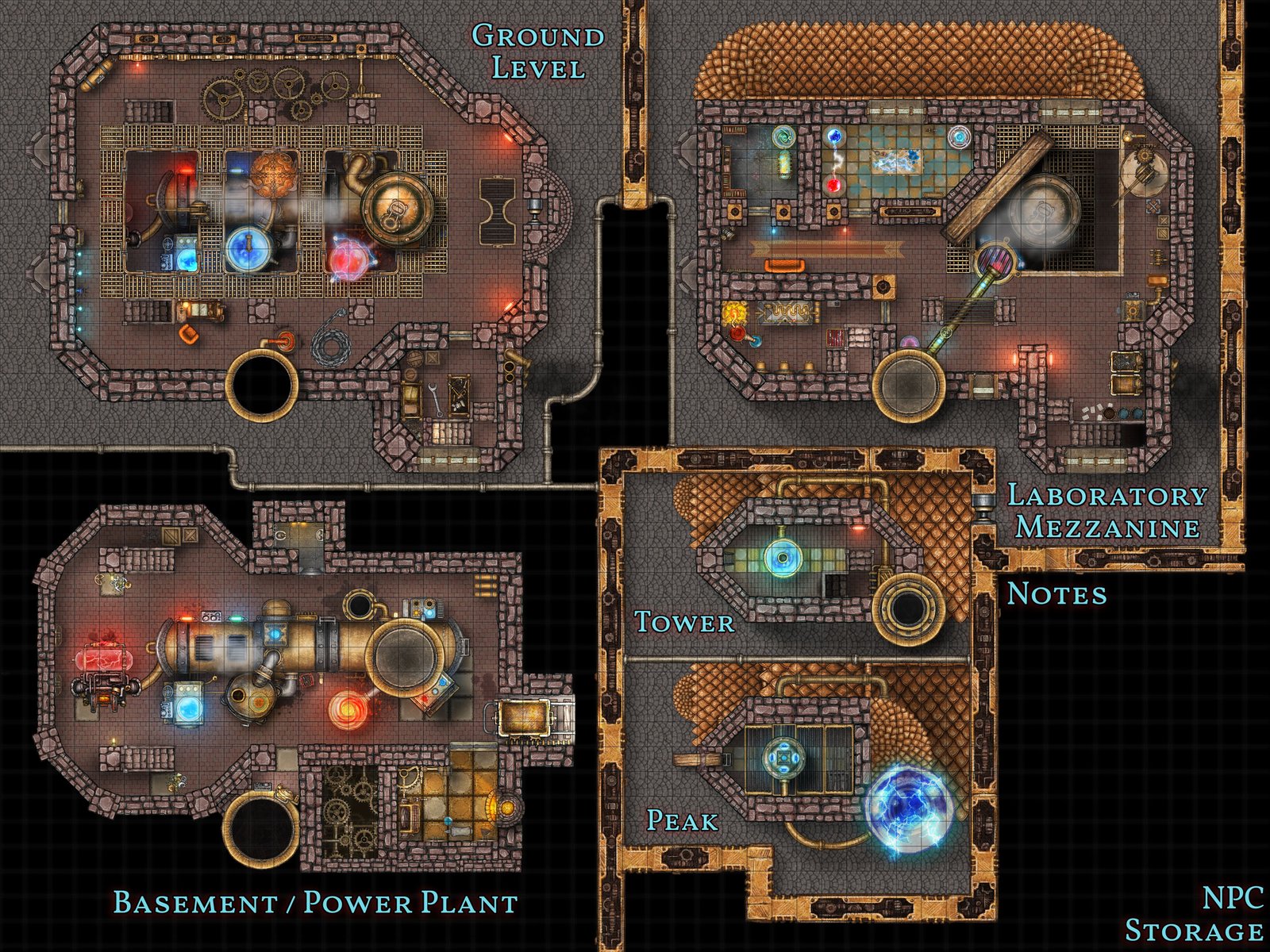 Izzet lab | Inkarnate - Create Fantasy Maps Online