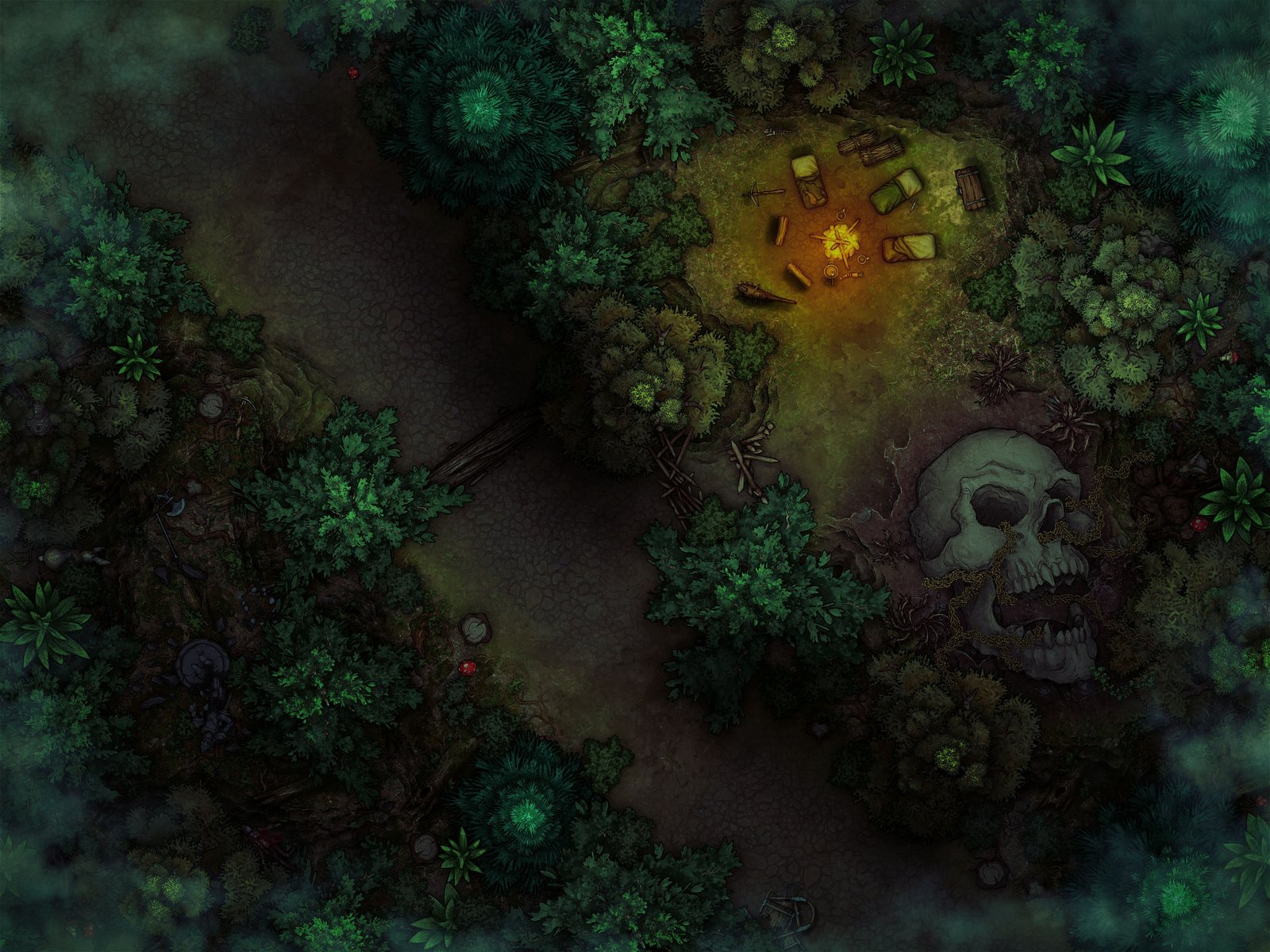 The Old Forest | Inkarnate - Create Fantasy Maps Online