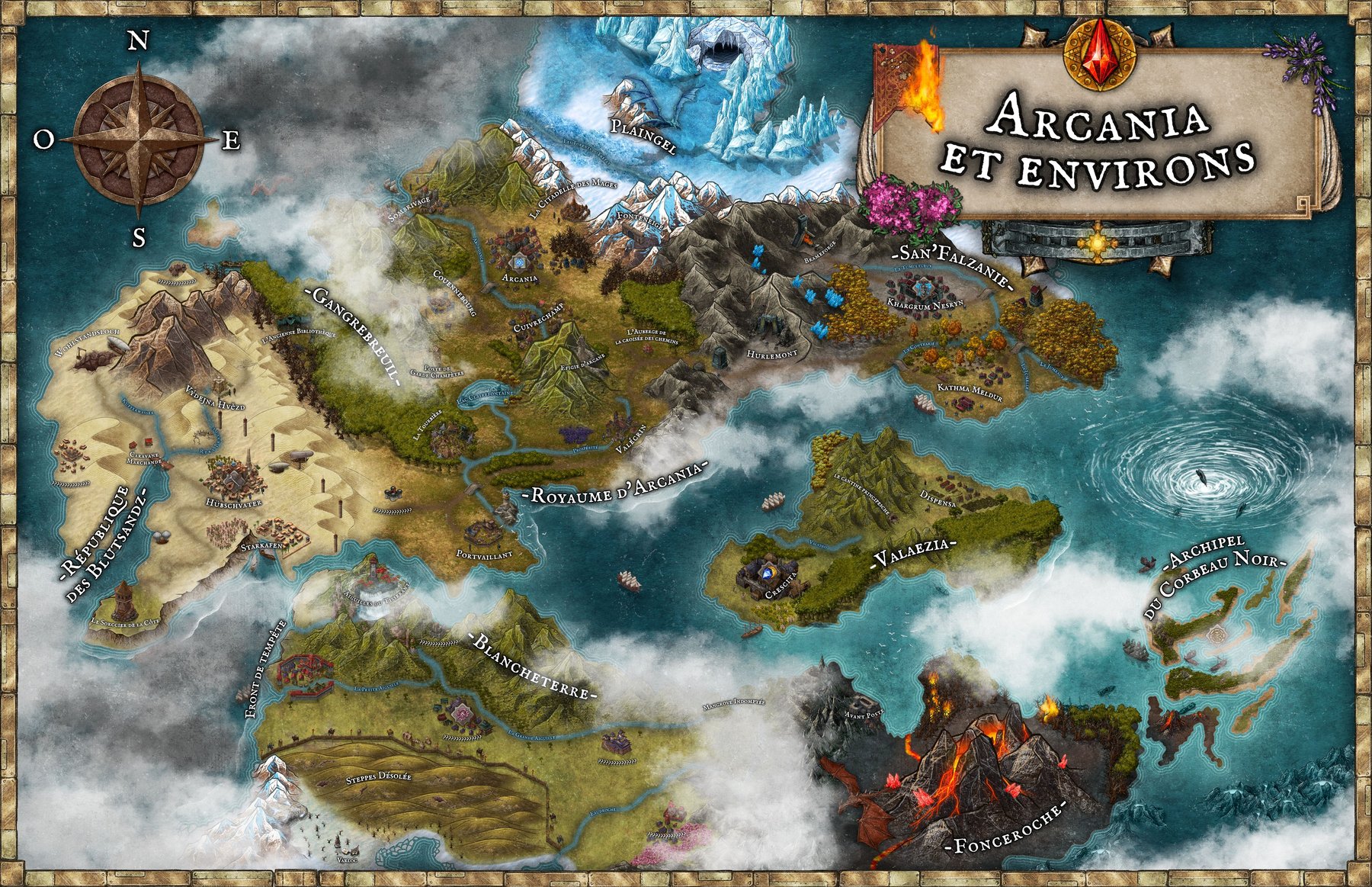 A map for my homebrew campaign 1.0 | Inkarnate - Create Fantasy Maps Online