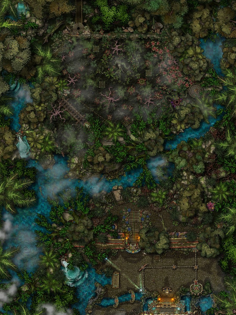 Aki's Labyrinth - Jungle Contest | Inkarnate - Create Fantasy Maps Online