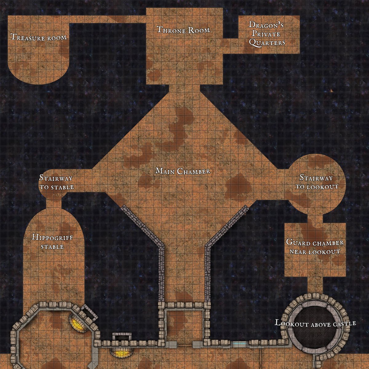 Oneshot Hidden chambers | Inkarnate - Create Fantasy Maps Online