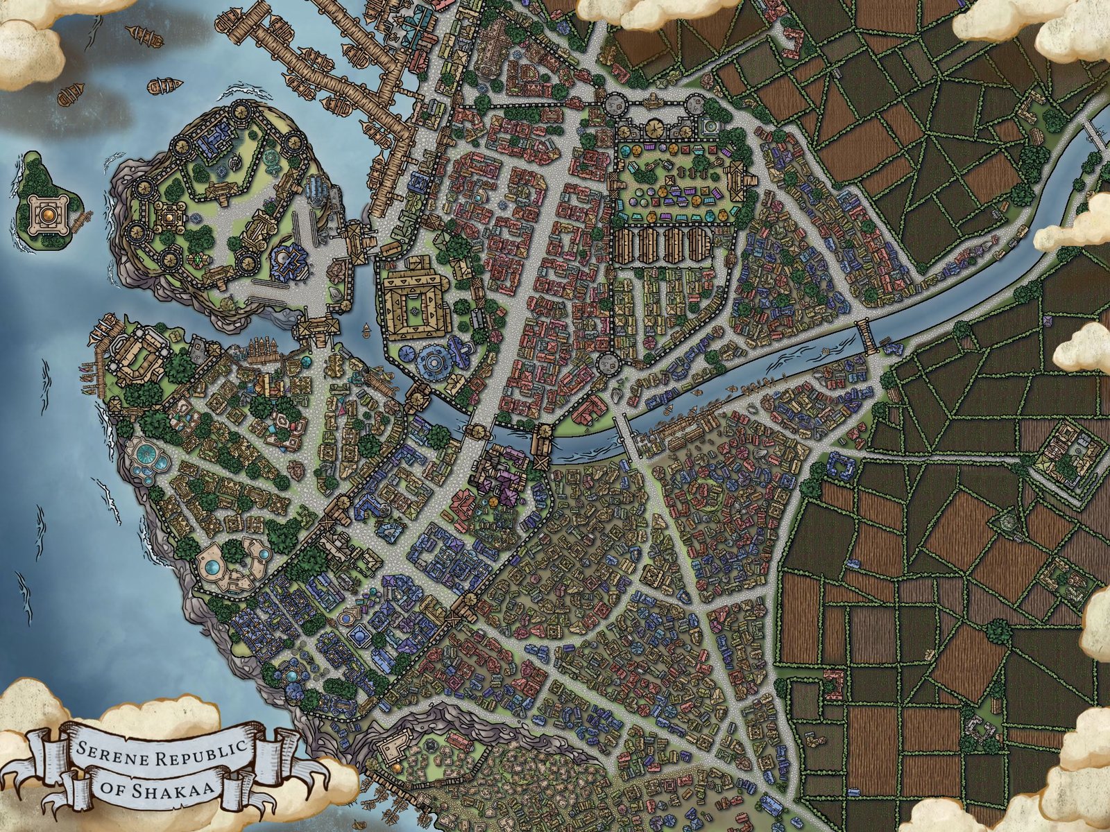 Serene Republic of Shakaa | Inkarnate - Create Fantasy Maps Online