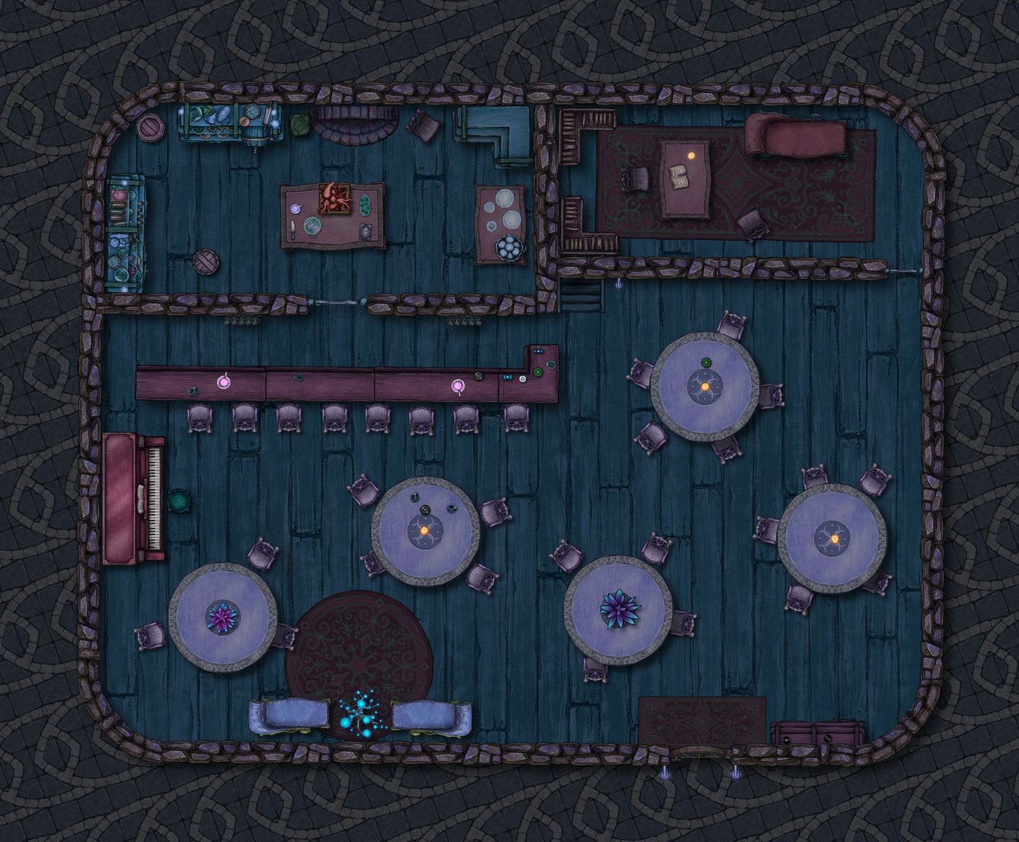 Underdark Tavern & Inn | Inkarnate - Create Fantasy Maps Online