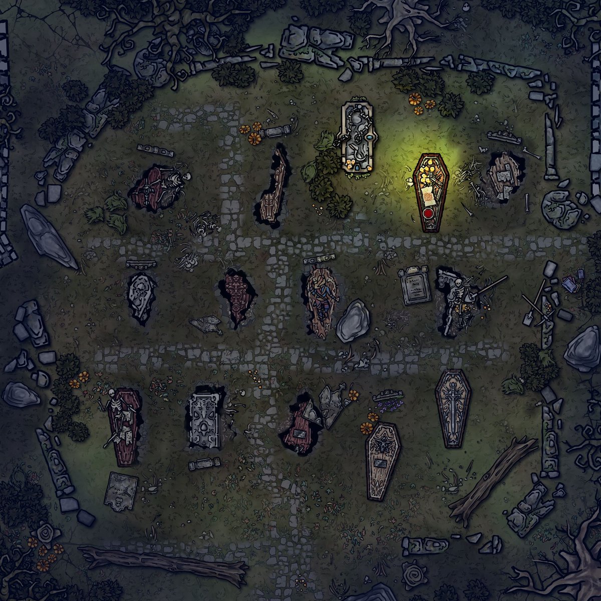 The Graveyard | Inkarnate - Create Fantasy Maps Online