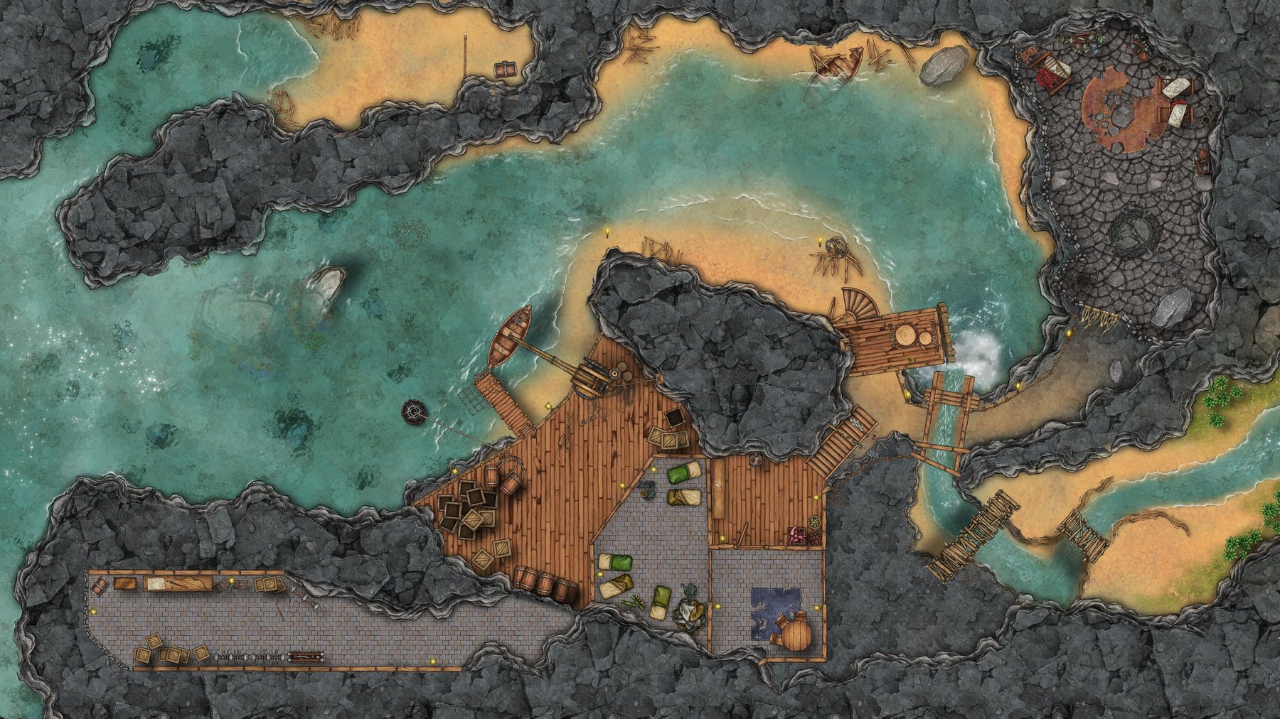 Smuggler's Den | Inkarnate - Create Fantasy Maps Online