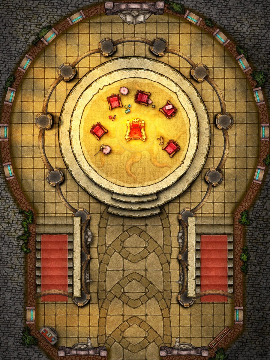 Solrise Tower Audience Room | Inkarnate - Create Fantasy Maps Online