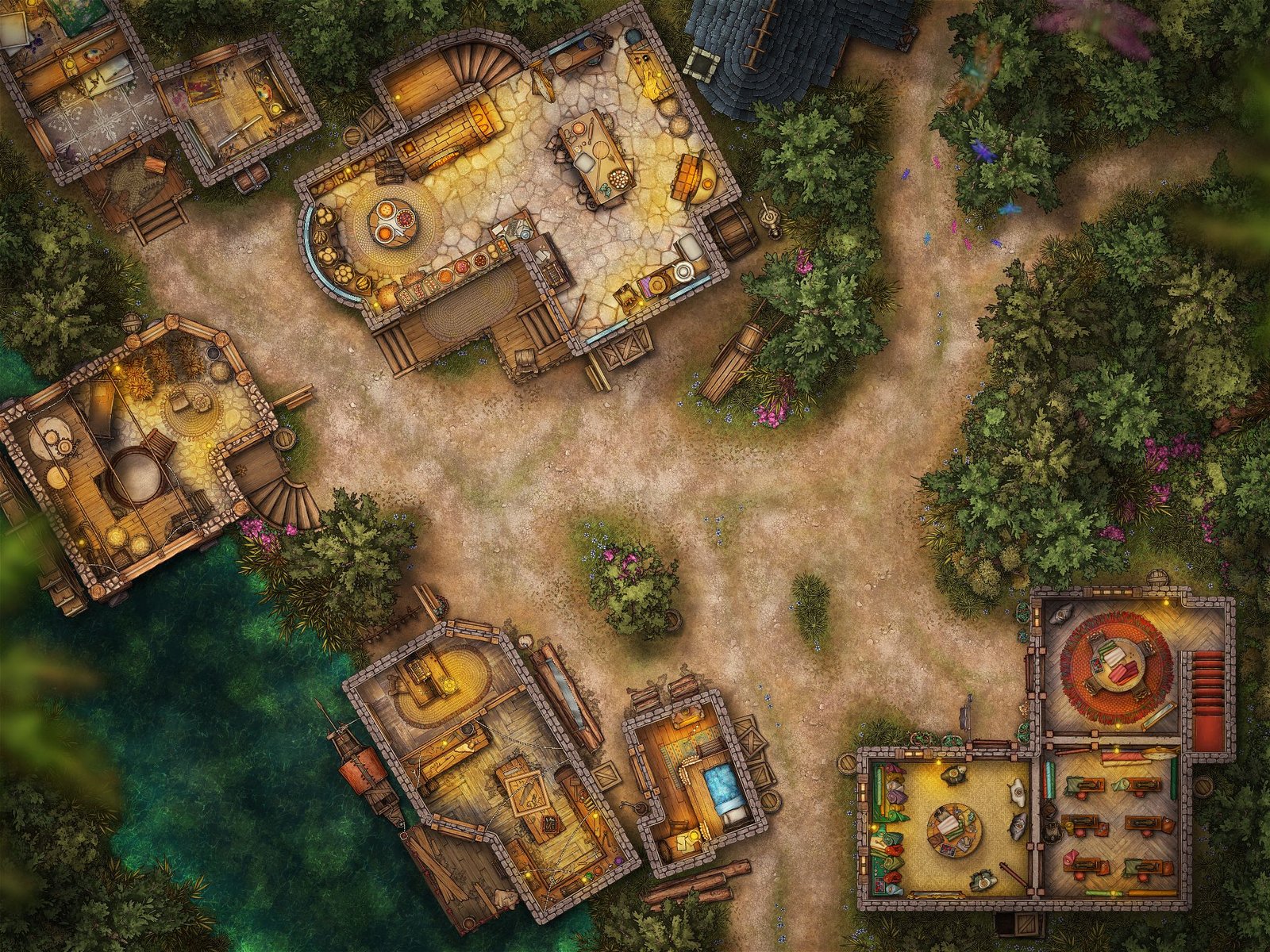 Artisan Village | Inkarnate - Create Fantasy Maps Online