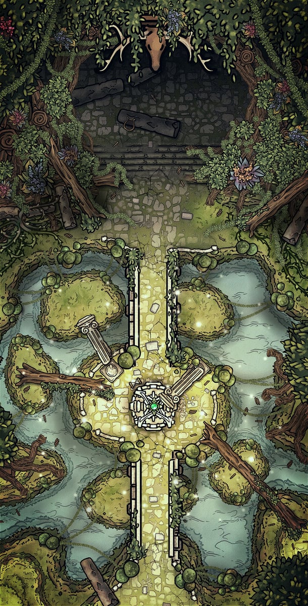 Elven Sancturary | Inkarnate - Create Fantasy Maps Online