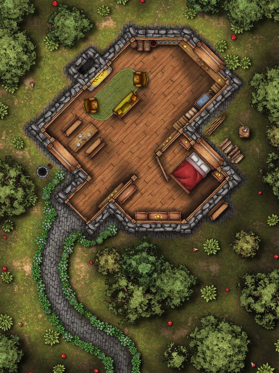 Secluded House | Inkarnate - Create Fantasy Maps Online