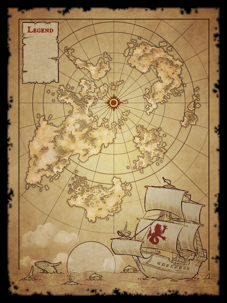 Parchment World Map Template | Inkarnate - Create Fantasy Maps Online