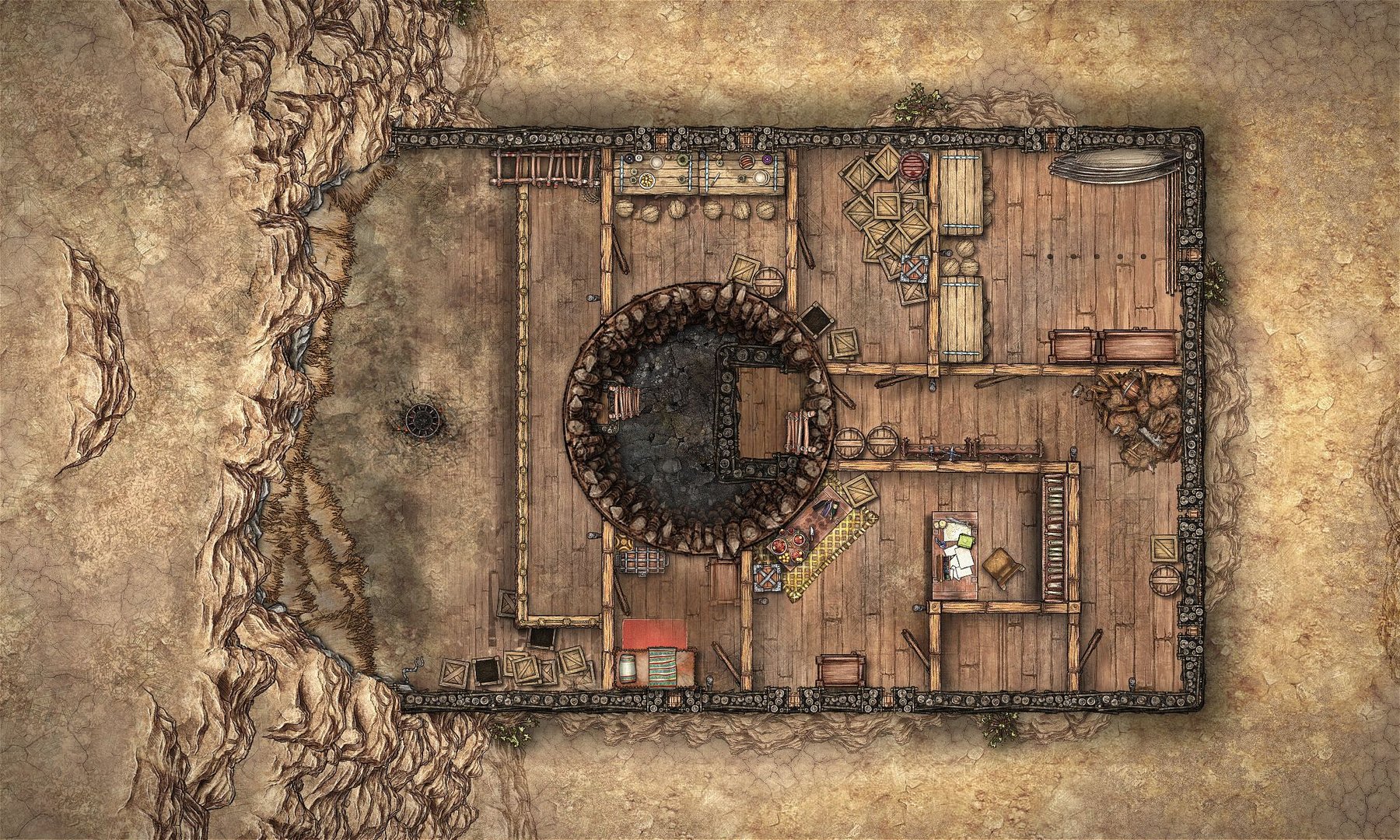 Orc outpost - Living layer | Inkarnate - Create Fantasy Maps Online