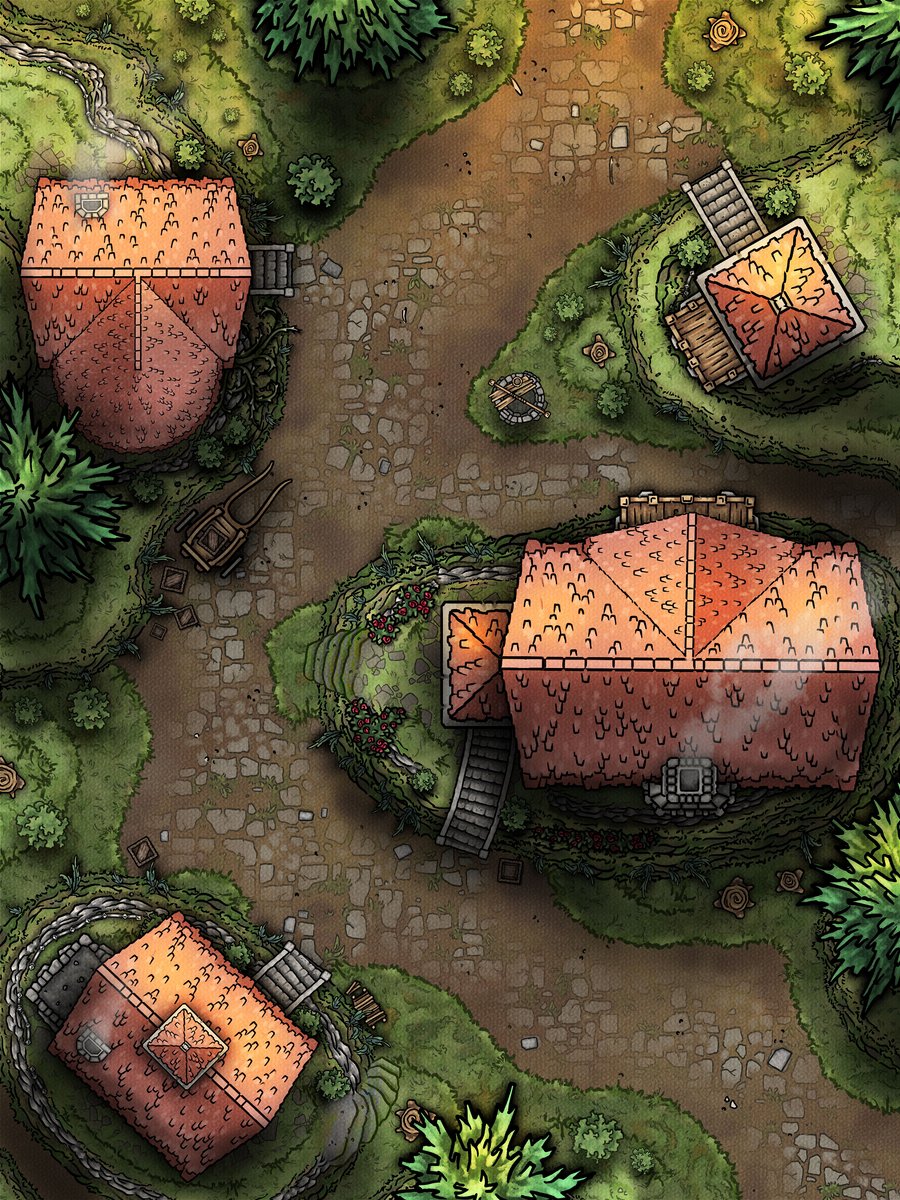 Forest Hamlet | Inkarnate - Create Fantasy Maps Online