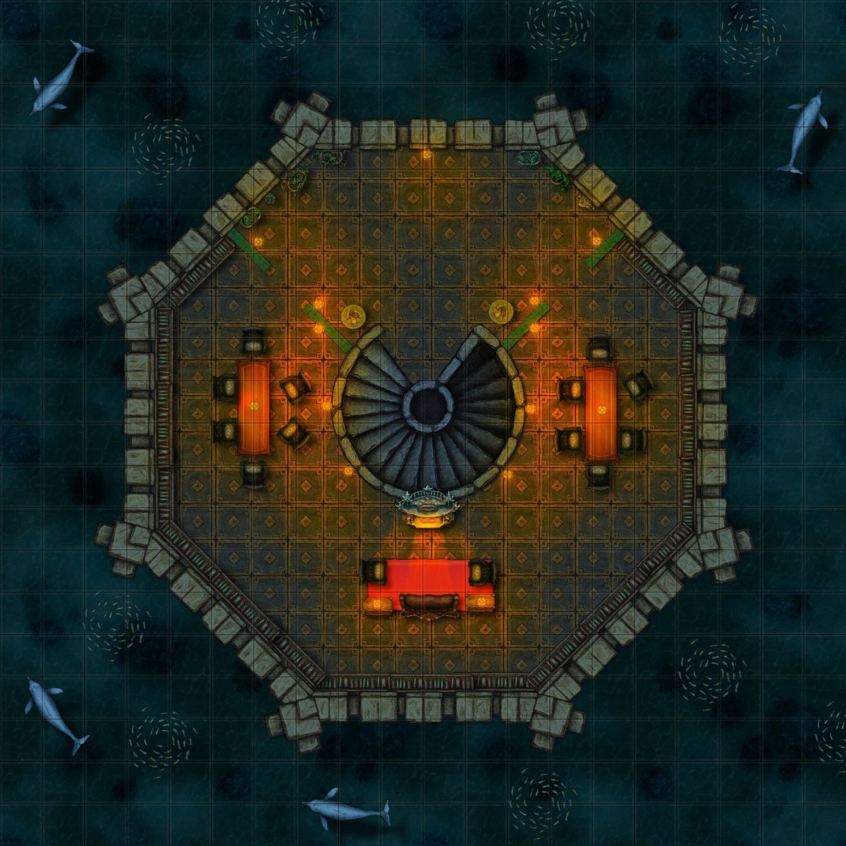 Wizard Tower 2nd Floor | Inkarnate - Create Fantasy Maps Online
