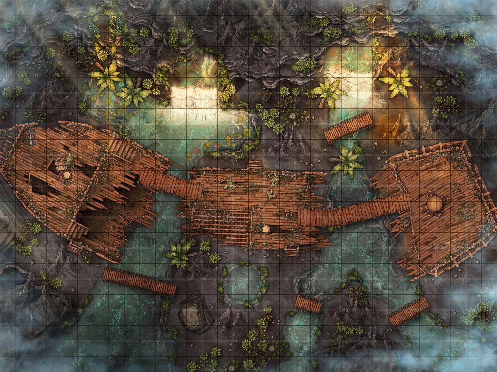 Shipwreck Cave | Inkarnate - Create Fantasy Maps Online
