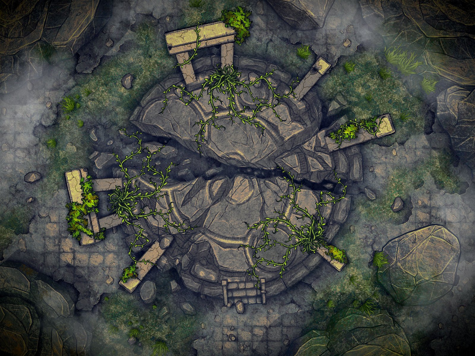 Misty Ruins | Inkarnate - Create Fantasy Maps Online