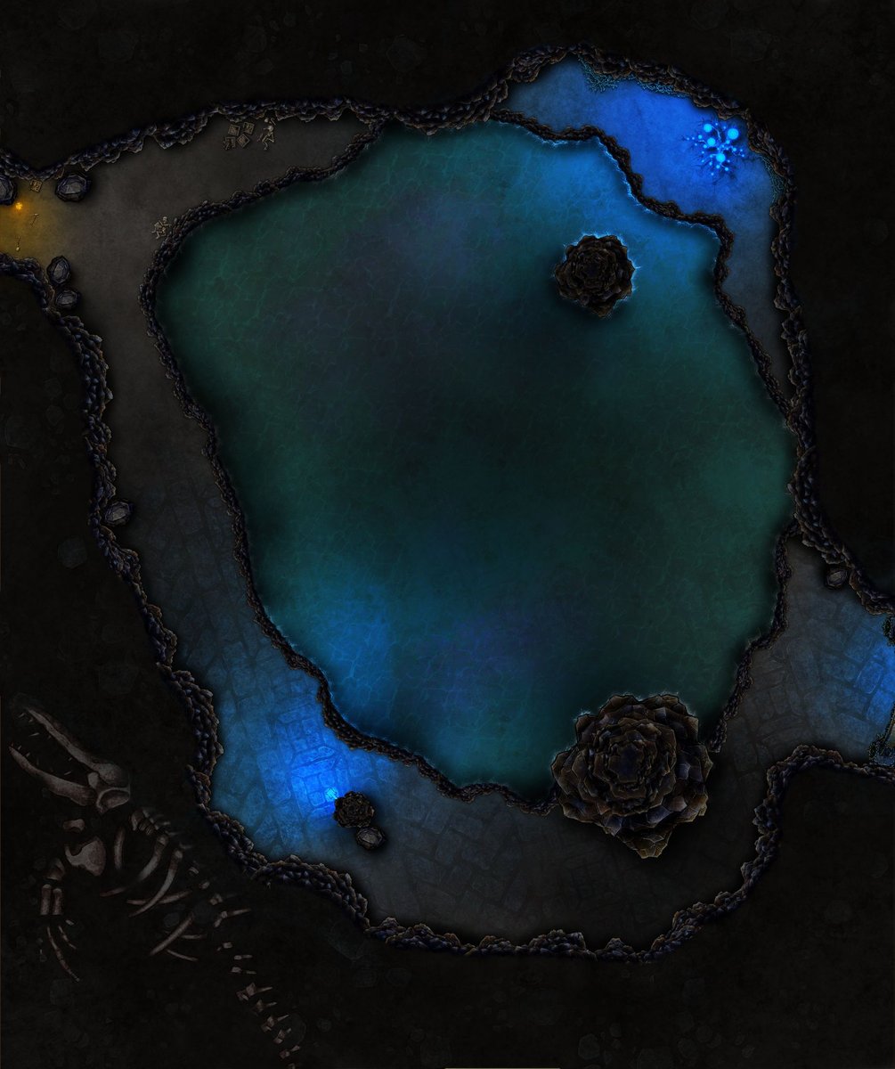 Underground Lake | Inkarnate - Create Fantasy Maps Online