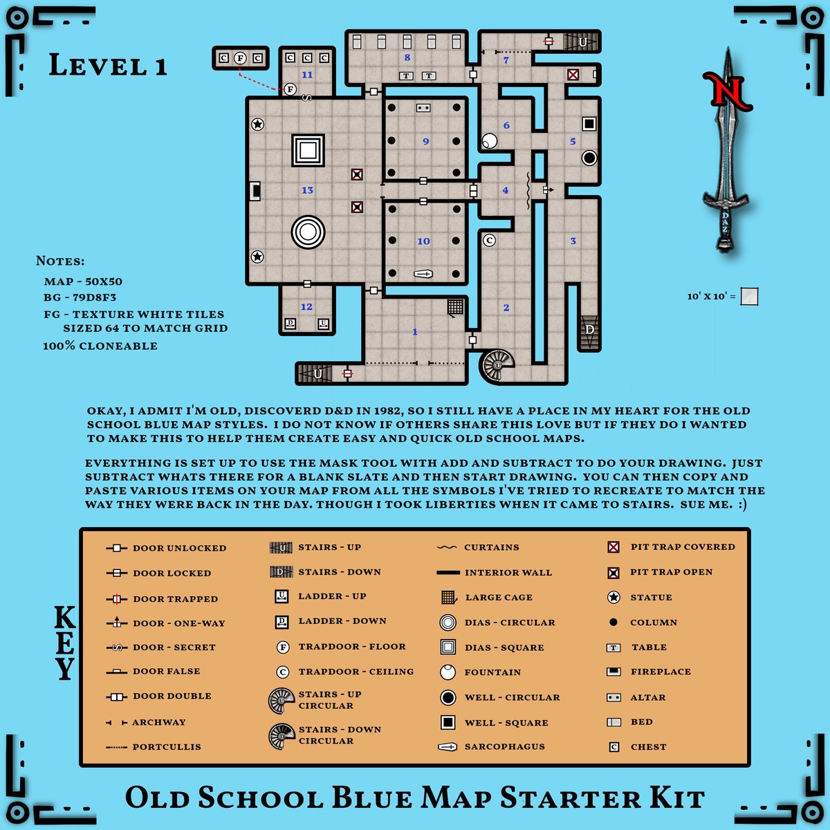 Old School Starter Kit | Inkarnate - Create Fantasy Maps Online