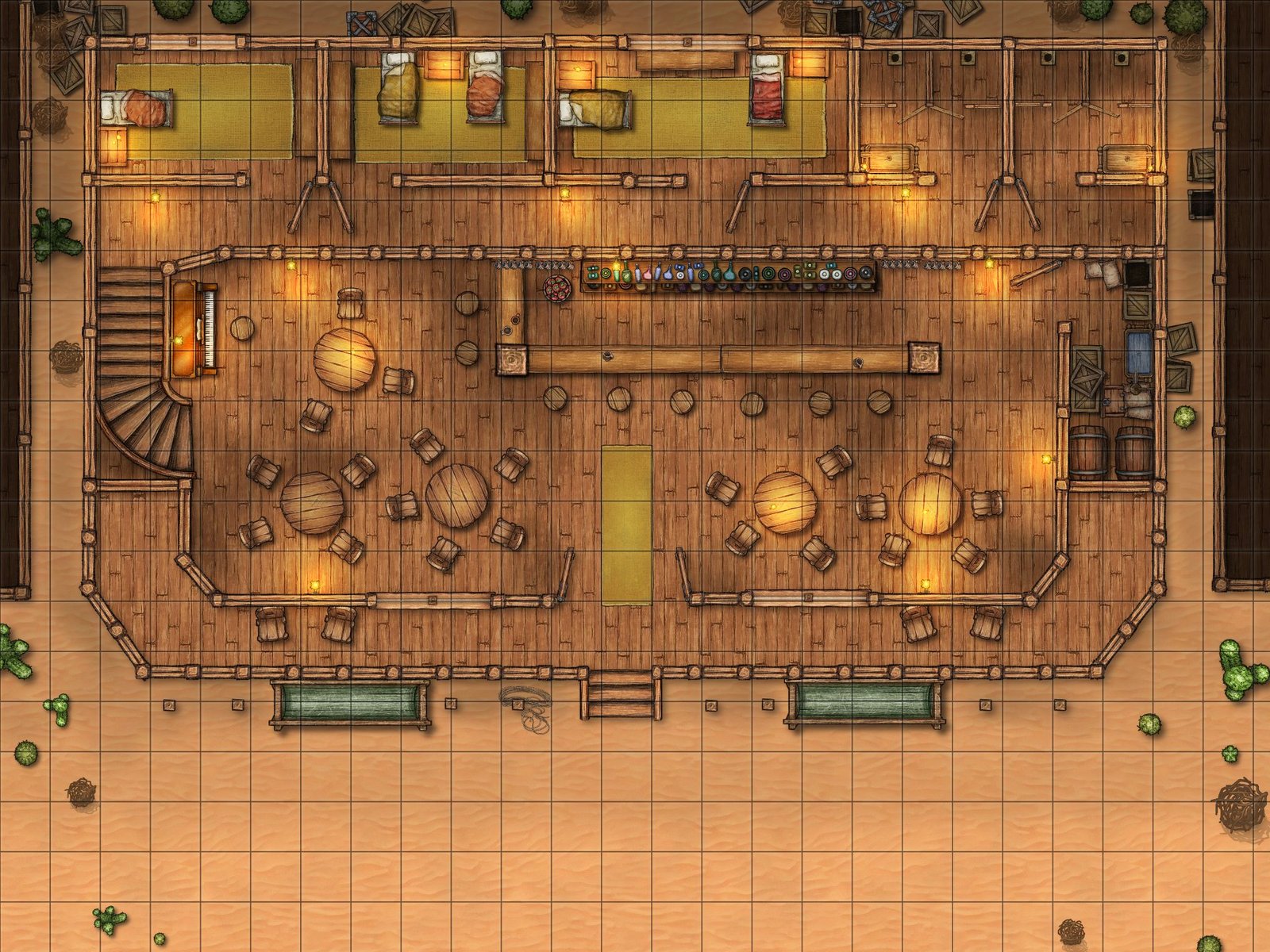 Saloon | Inkarnate - Create Fantasy Maps Online