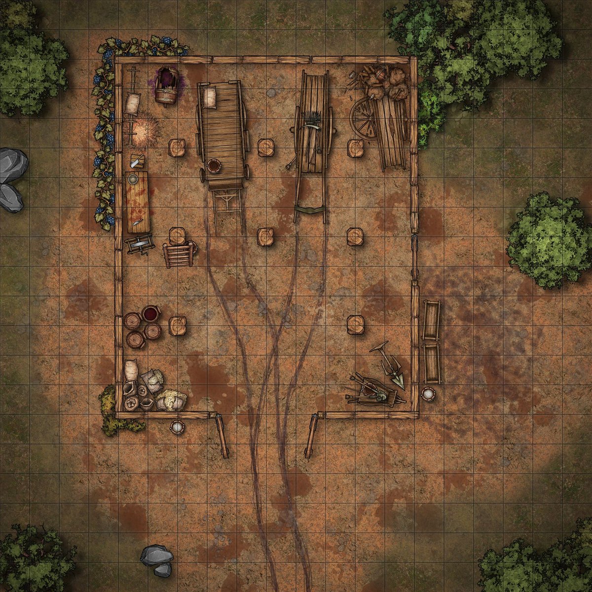 Barn (Lowest level) | Inkarnate - Create Fantasy Maps Online