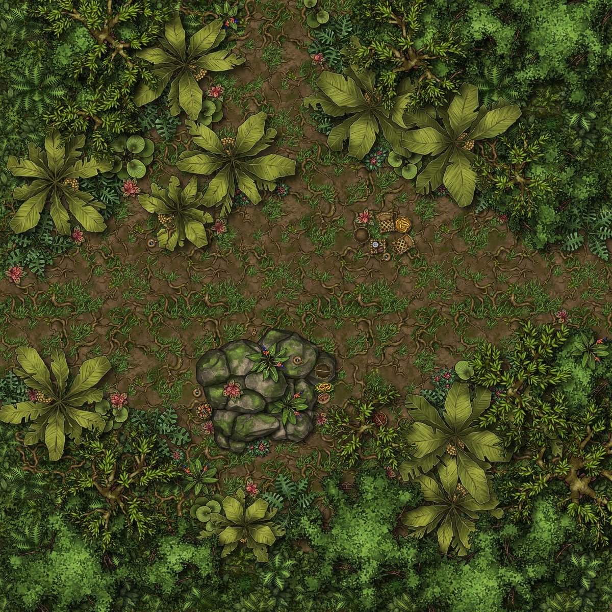Jungle clearing | Inkarnate - Create Fantasy Maps Online