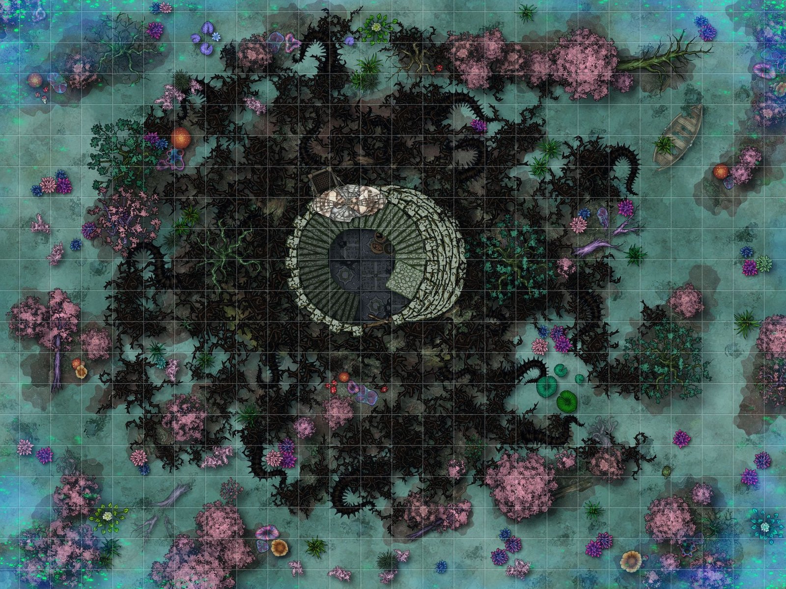 Hither: Slanty Tower | Inkarnate - Create Fantasy Maps Online