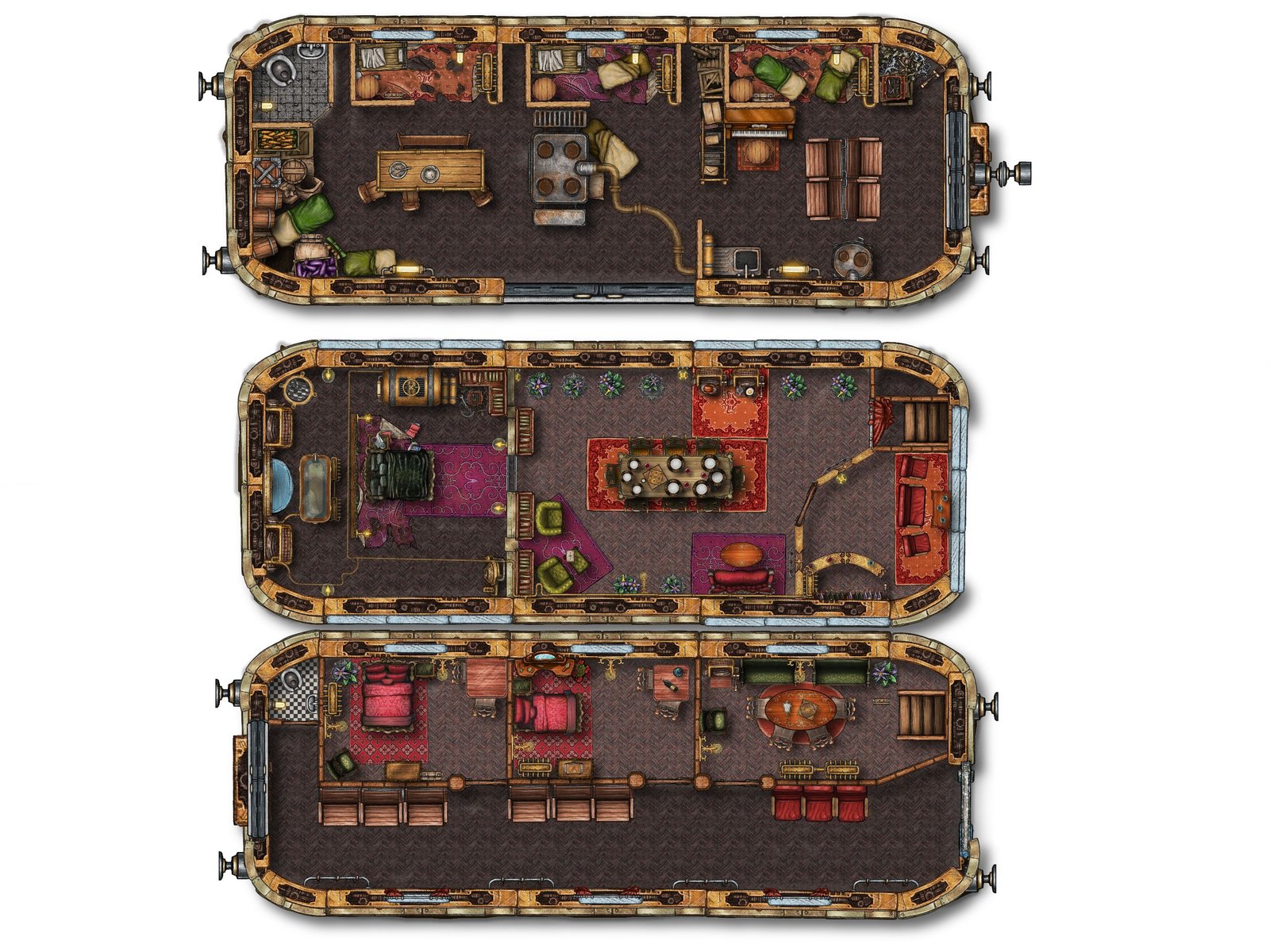 Steampunk - Train 1 | Inkarnate - Create Fantasy Maps Online
