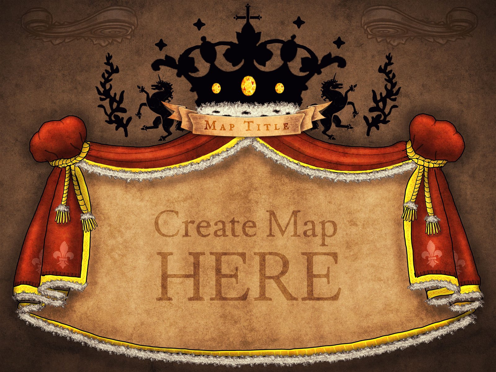 Royal Mantel Map Template | Inkarnate - Create Fantasy Maps Online