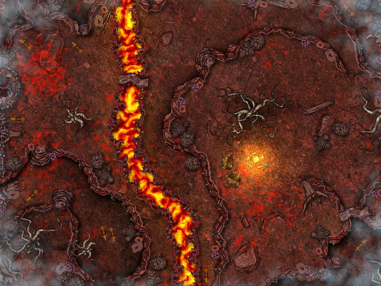 Camp in Hell | Inkarnate - Create Fantasy Maps Online