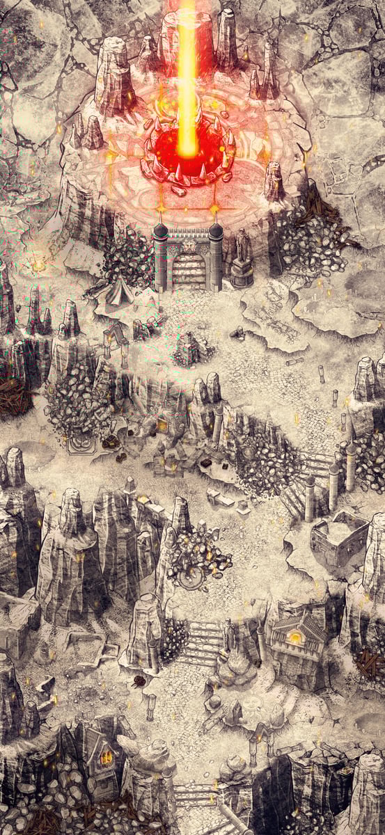 Basalt Cliffs | Inkarnate - Create Fantasy Maps Online