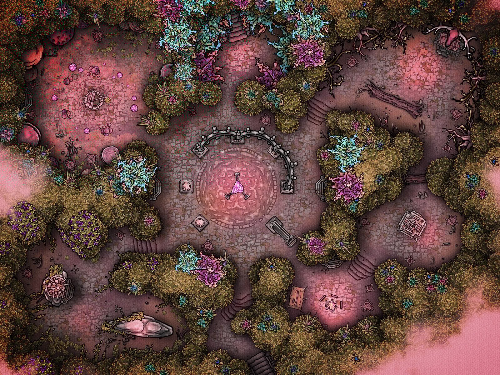 Fey Forest | Inkarnate - Create Fantasy Maps Online
