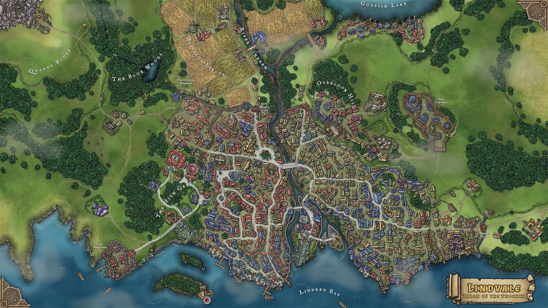 Organic City Final | Inkarnate - Create Fantasy Maps Online