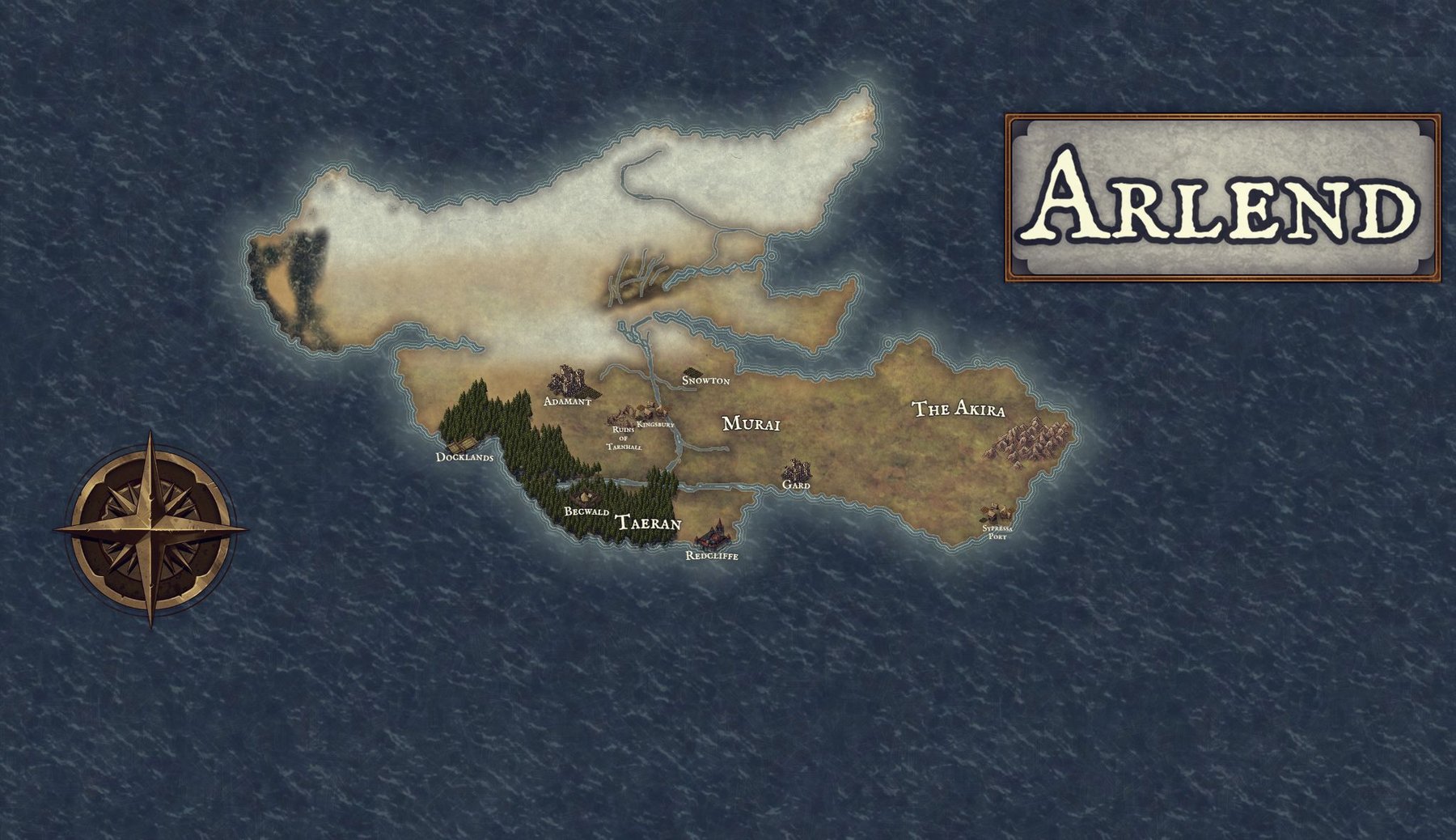 Map of Arlend | Inkarnate - Create Fantasy Maps Online