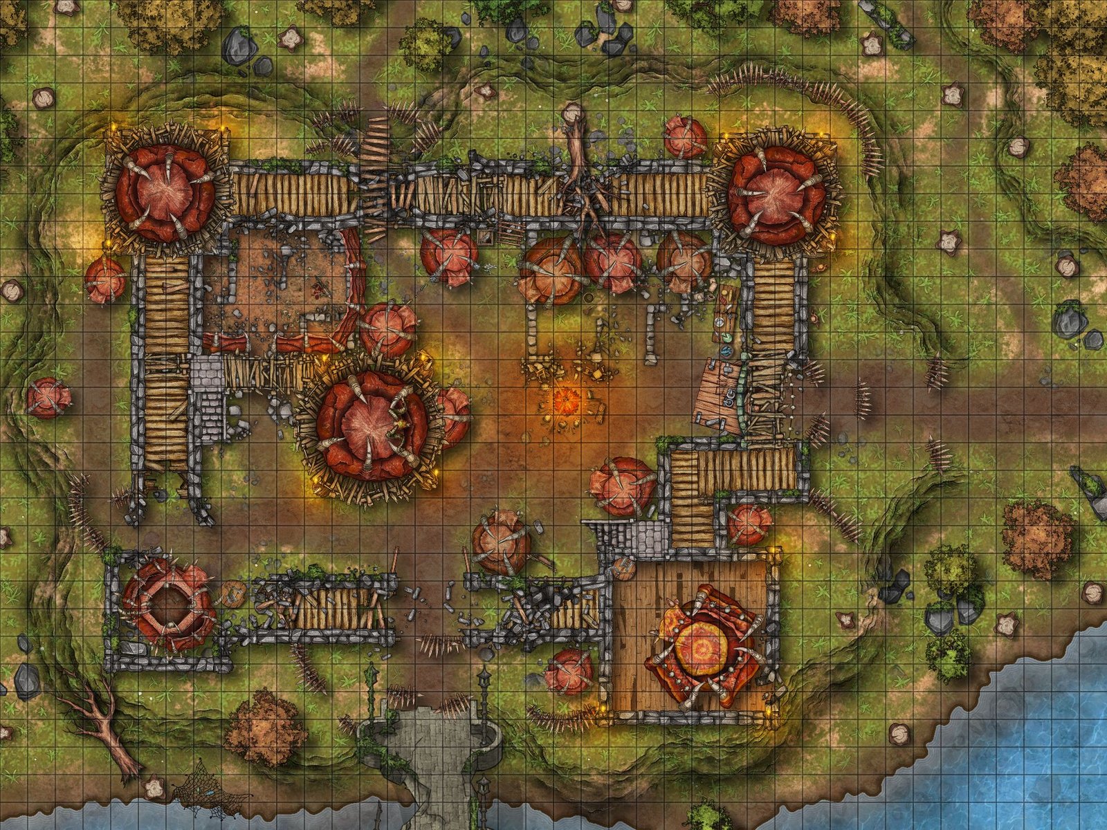 Goblin Fort | Inkarnate - Create Fantasy Maps Online